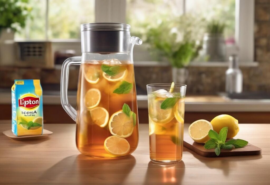 How long does Lipton iced tea last in the fridge?