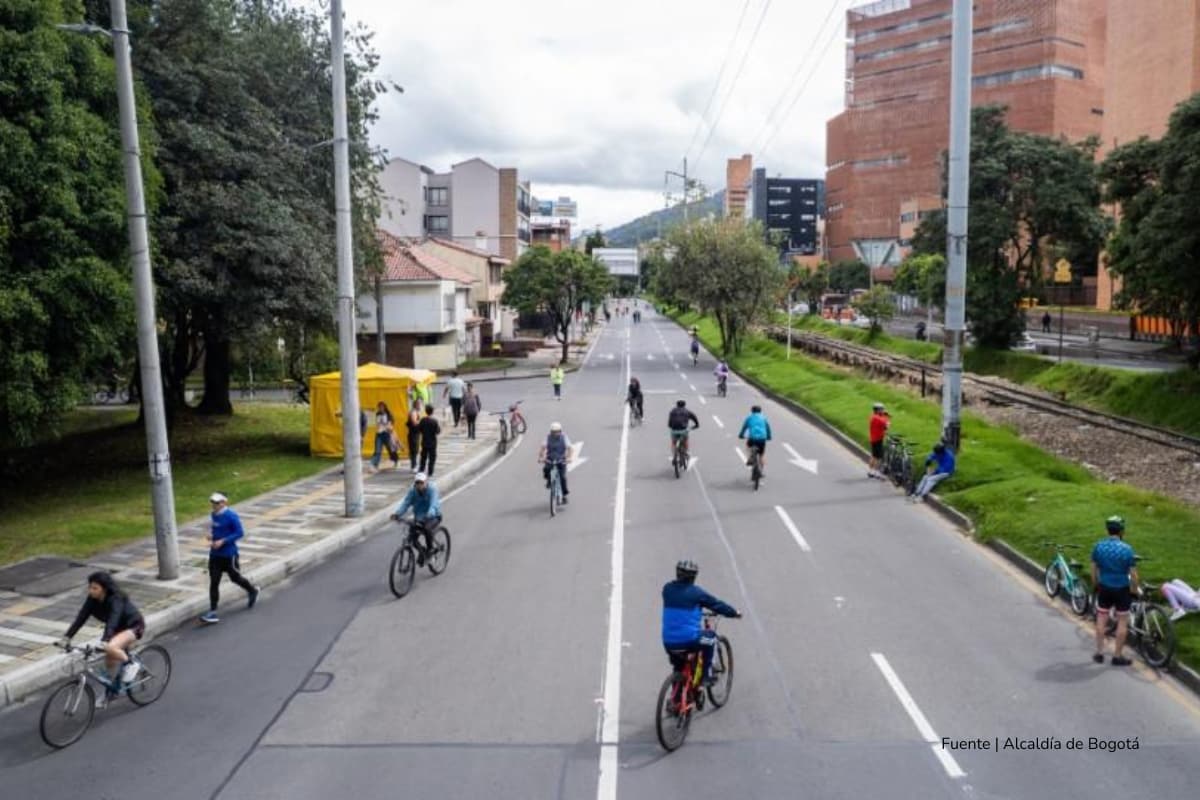 ¡Aliste su bicicleta! La Ciclovía de Bogotá 2025 se extiende con 11 ...